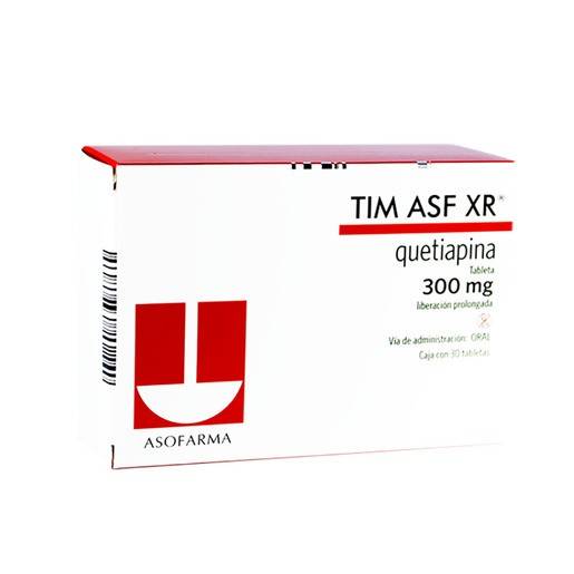 Asofarma Tim asf xr quetiapina tabletas 300 mg Delivery Near Me | Order ...