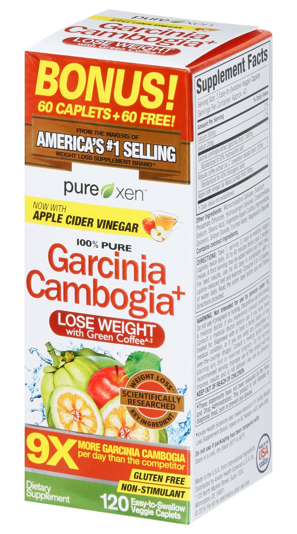 Deals on Pure Xen Garcinia Cambogia+ Veggie Caplets (120 ct ...
