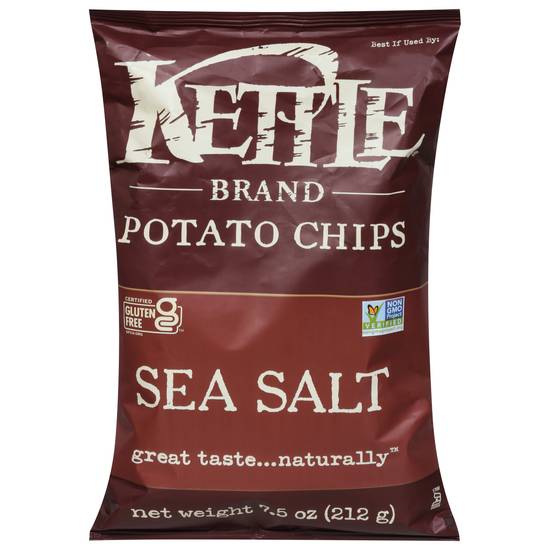 Kettle Brand Sea Salt Potato Chips | Delivery Near You | Uber Eats
