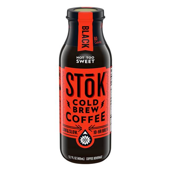 Stok Black Cold Brew Coffee Beverage (13.7 fl oz) | Delivery Near You ...