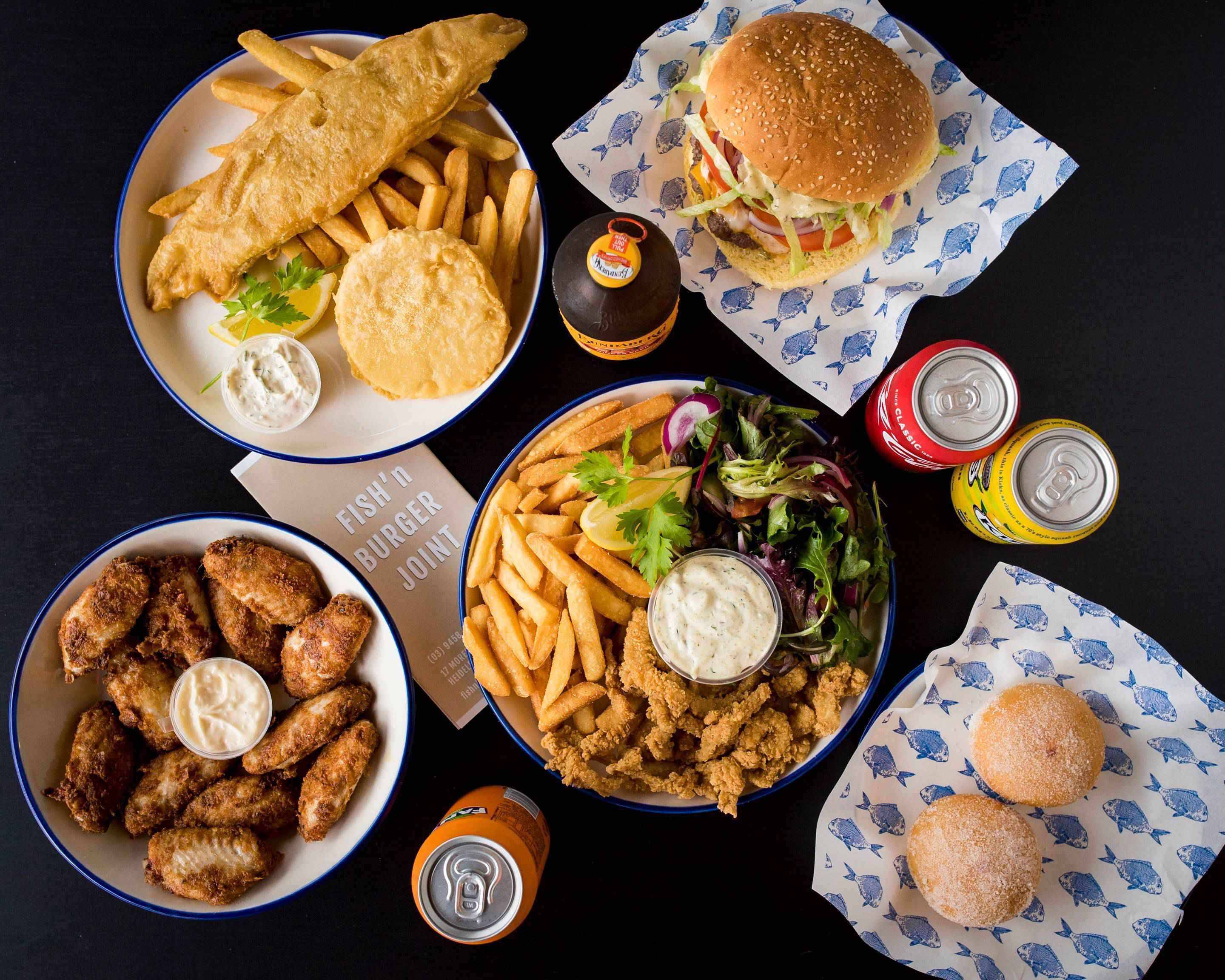 Fish n Burger Joint Menu Takeout in Melbourne | Delivery Menu & Prices ...