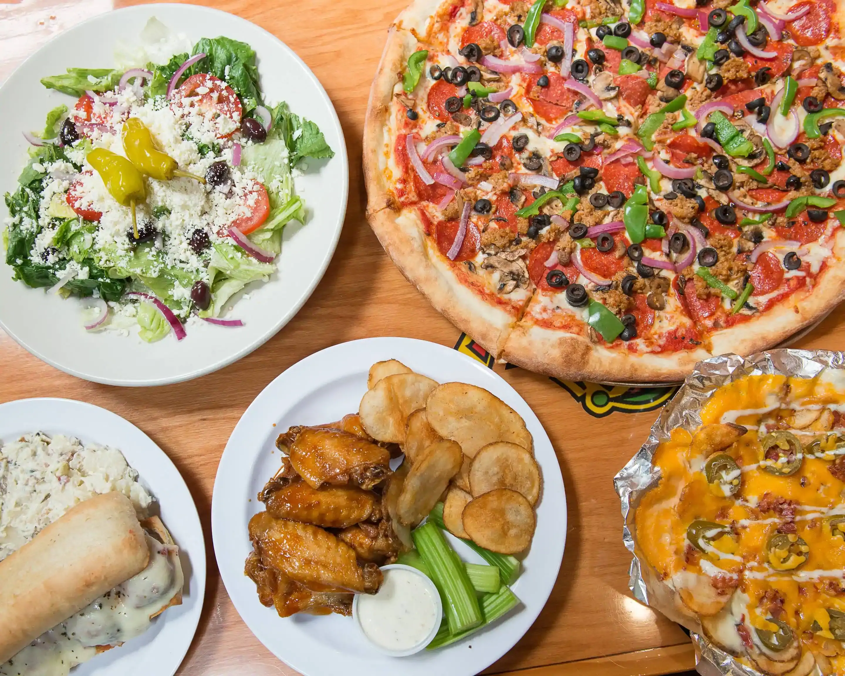 Surfs Up Pizza (Sandwich) Menu Sandwich • Order Surfs Up Pizza ...