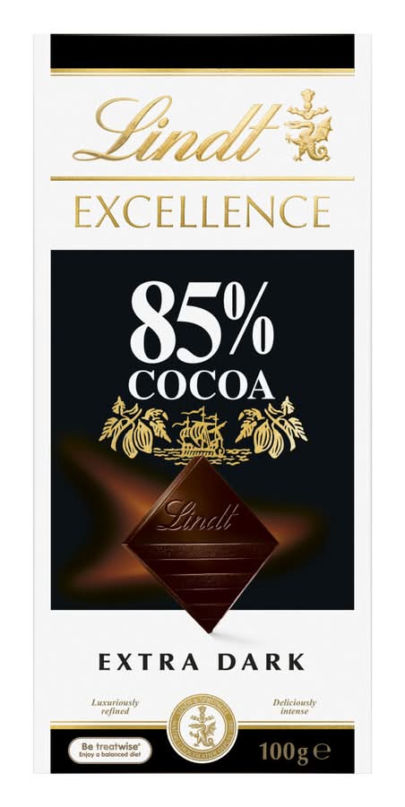 Lindt Excellence Dark Chocolate Cocoa Block Delivery Near Me | Order ...