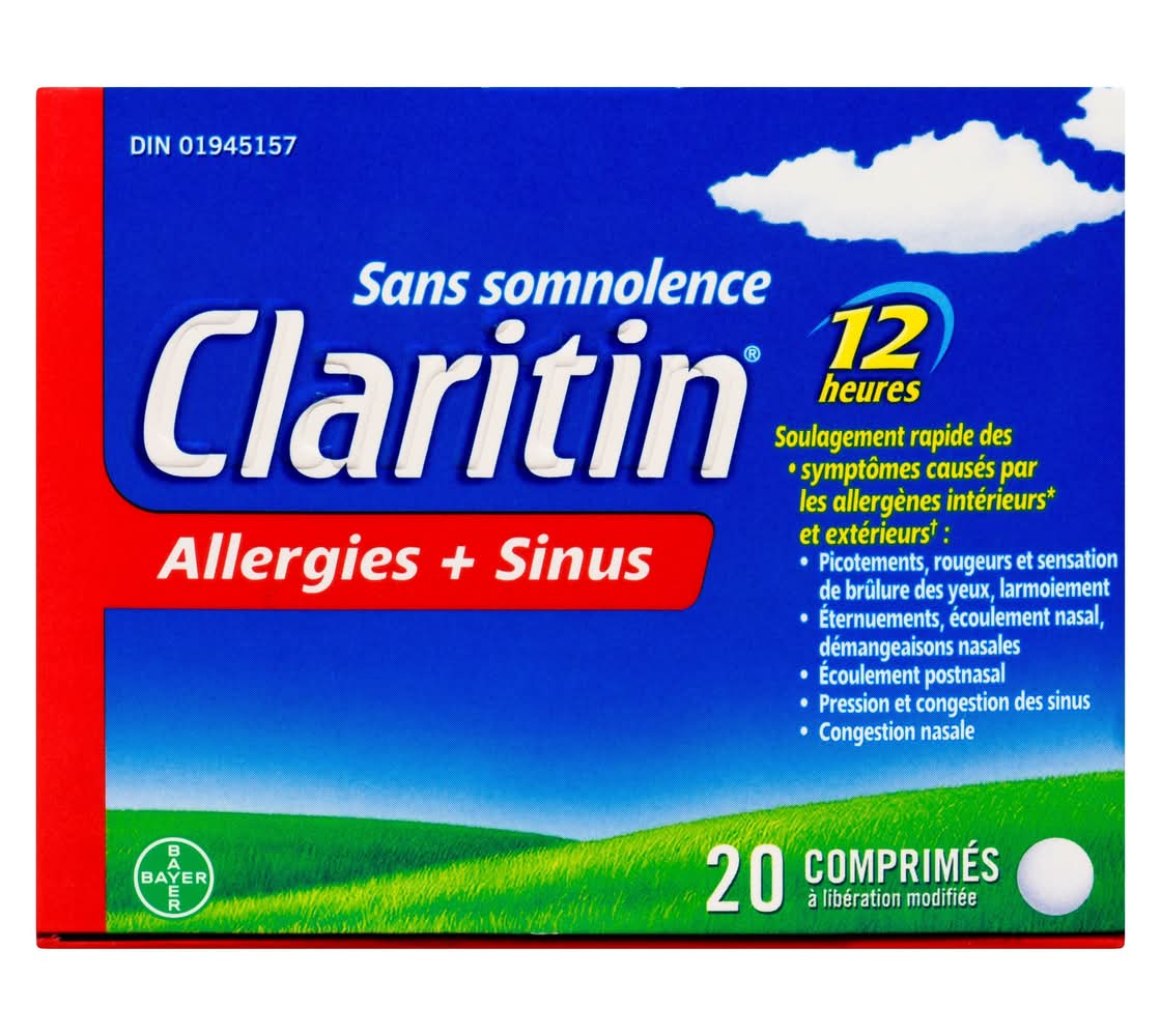Claritin Sans somnolence sinus 5mg Delivery Near Me | Order Online ...