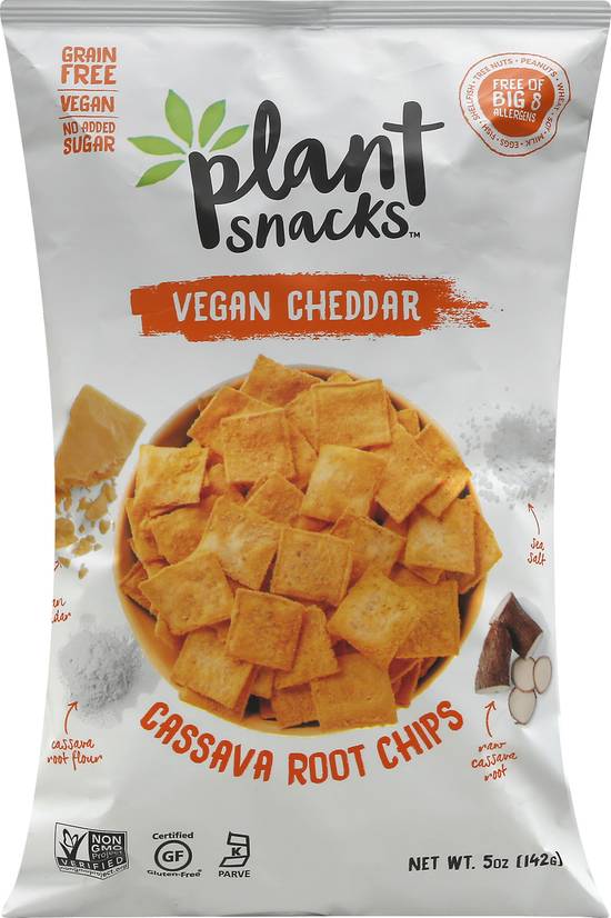 Plant Snacks Vegan Cheddar Cassava Root Chips | Delivery Near You ...