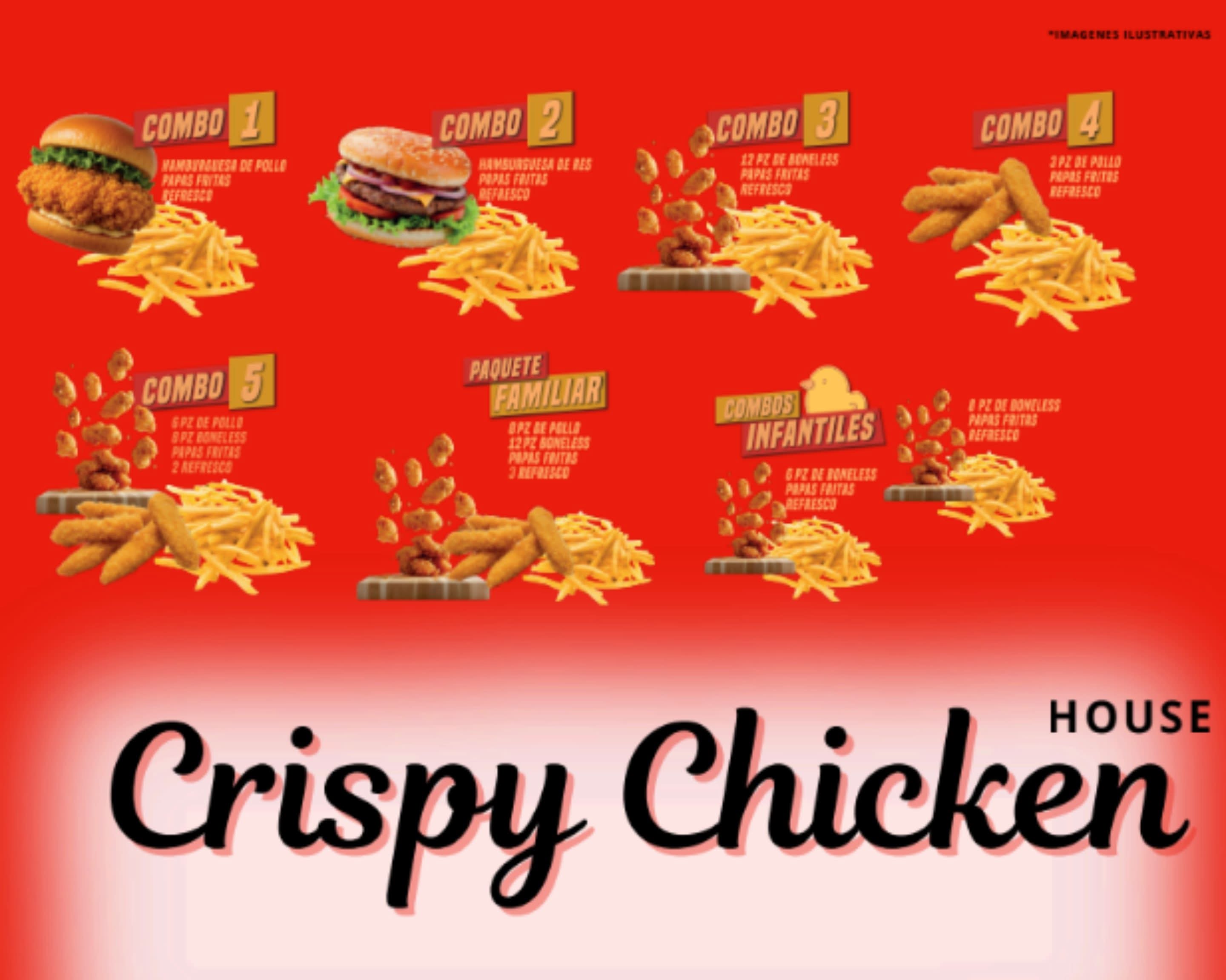 Crispy Chicken House (Ciudad Juarez) Menú a Domicilio【Menú y Precios】Juárez | Uber Eats