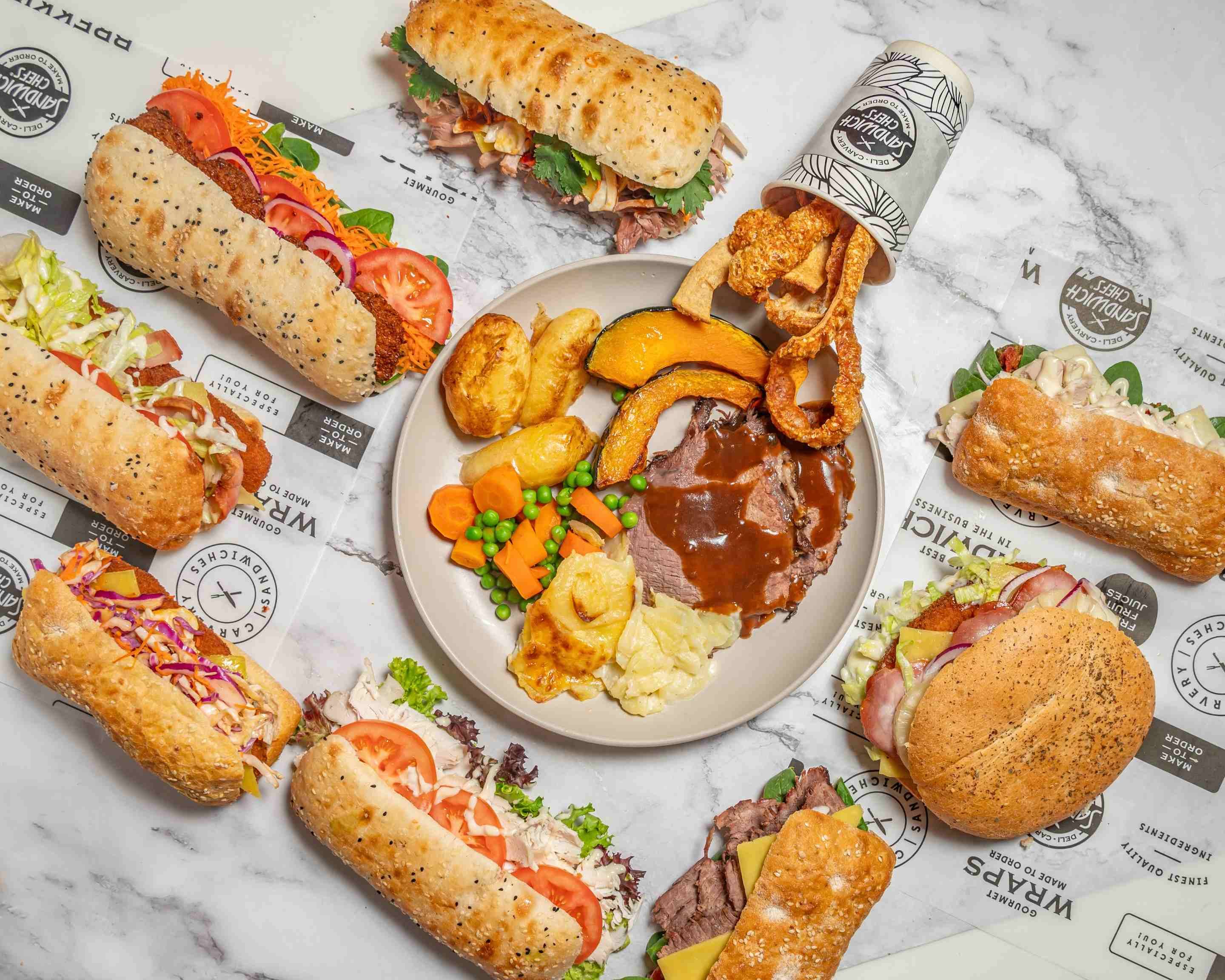 Sandwich Chefs (Southland) Menu Takeout in Melbourne | Delivery Menu ...