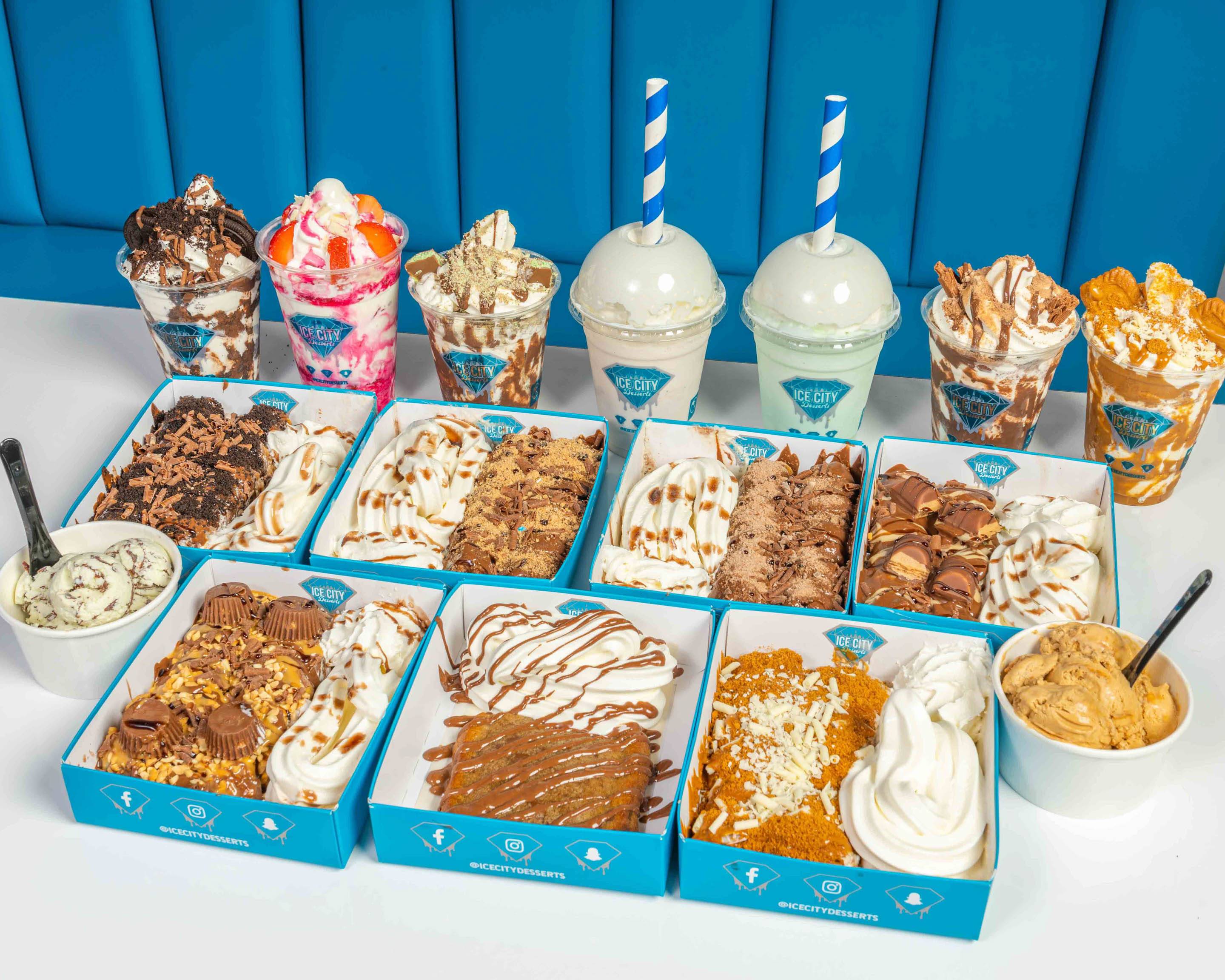 Ice City Desserts Menu Deals & Prices - Bradford Delivery - Order with ...