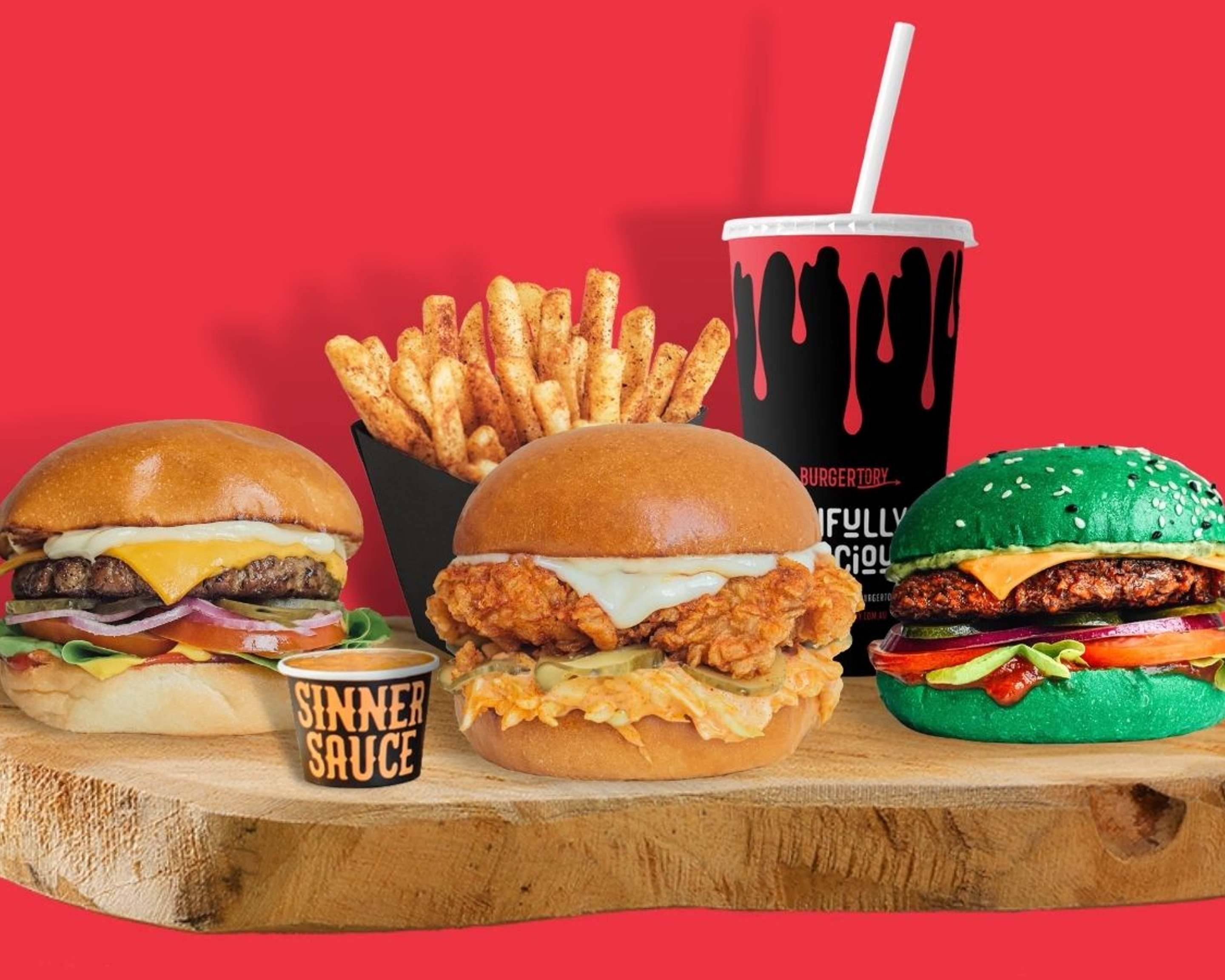 Burgertory (Caroline Springs) Restaurant Menu - Takeout in Melbourne ...