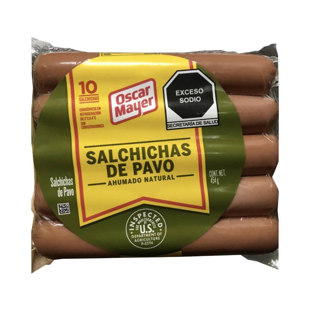 Oscar Mayer Salchicha de pavo ahumada natural Delivery Near Me | Order ...