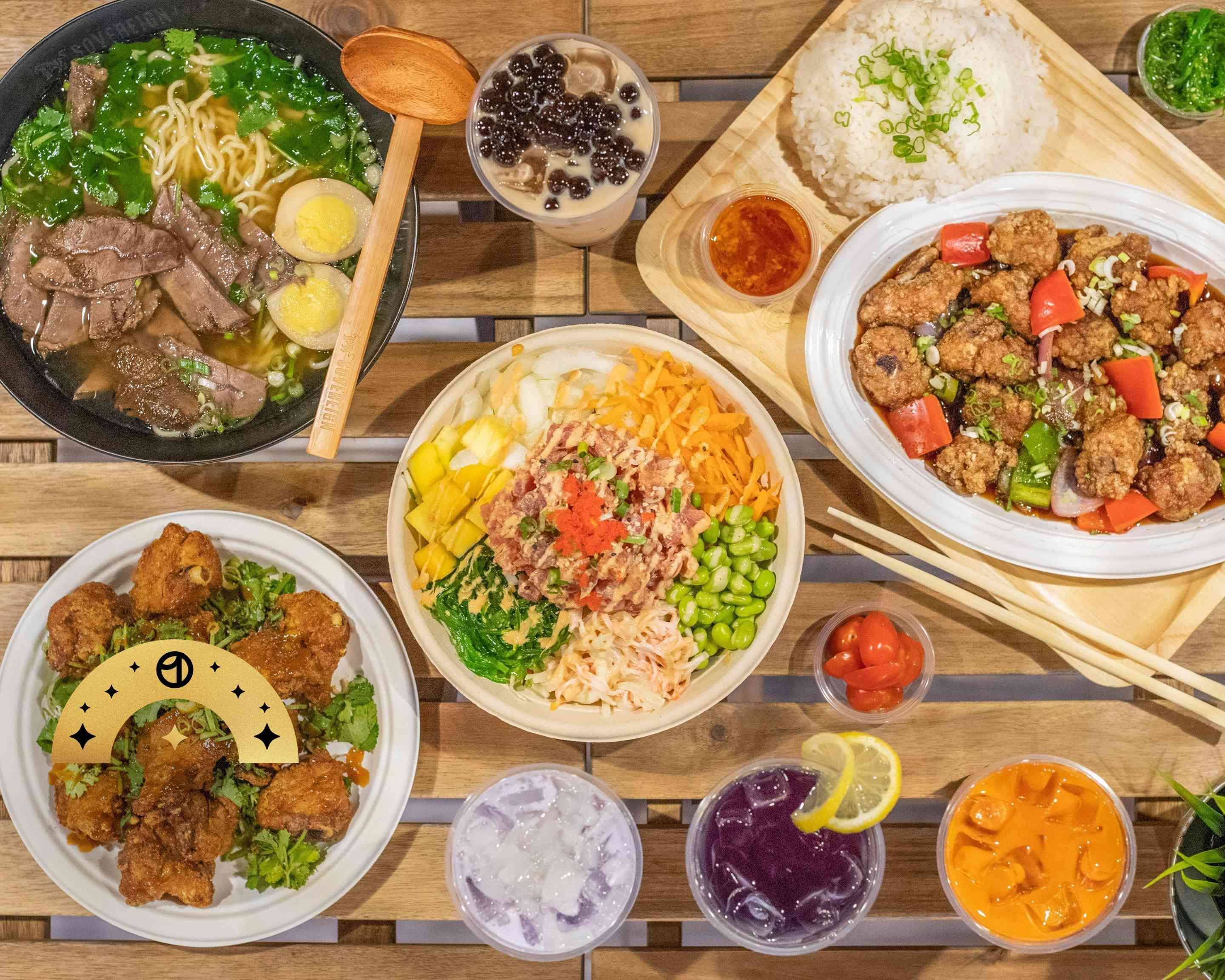 Sovereign: Poke, Boba, Asian Kitchen Menu Miami • Order Sovereign: Poke ...