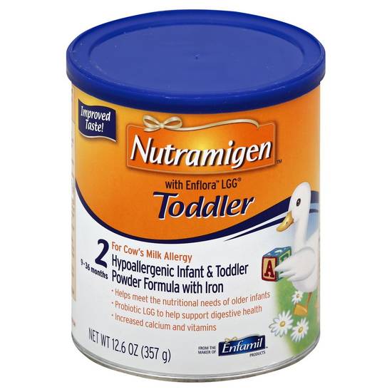 Nutramigen Toddler Hypoallergenic Powder Formula With Iron (12.6 oz ...
