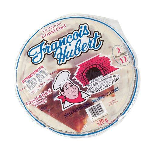 François Hubert Pre-Cooked Pizza Crusts (520 g) | Delivery Near You ...