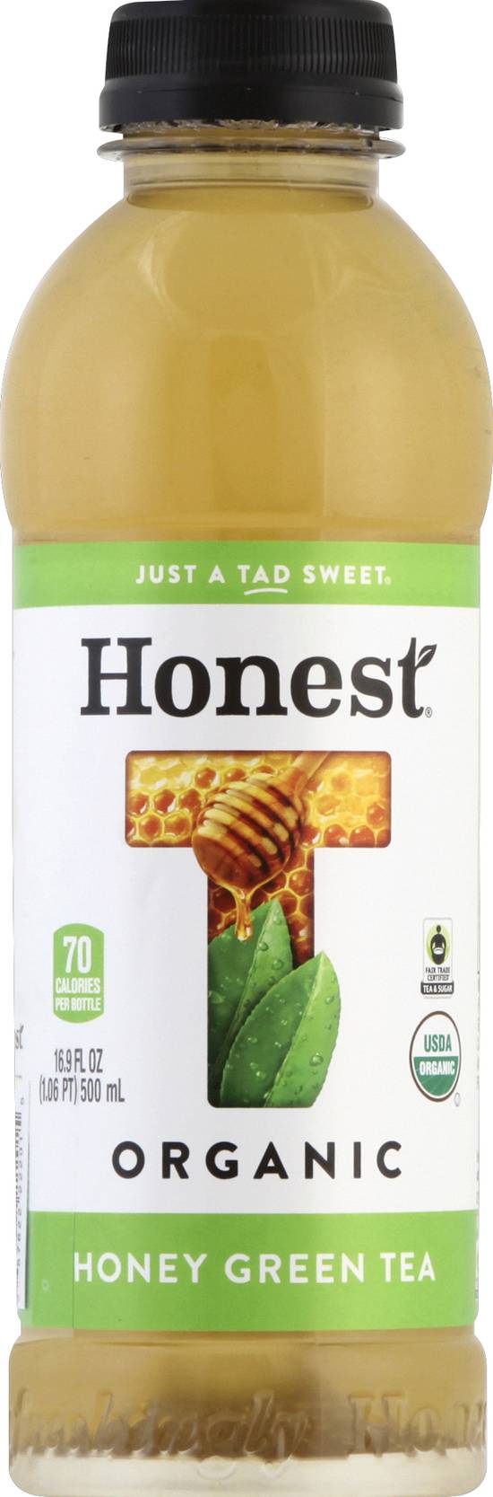 Honest Organic Honey Green Tea (16.89 fl oz) | Delivery Near You | Uber ...