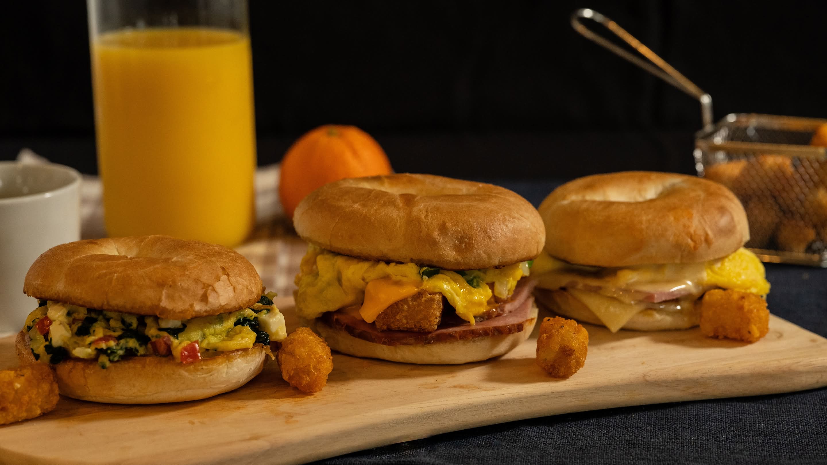 Eggy's Bagel Breakfast Sandwich (1033 45th St S) Menu Fargo • Order ...