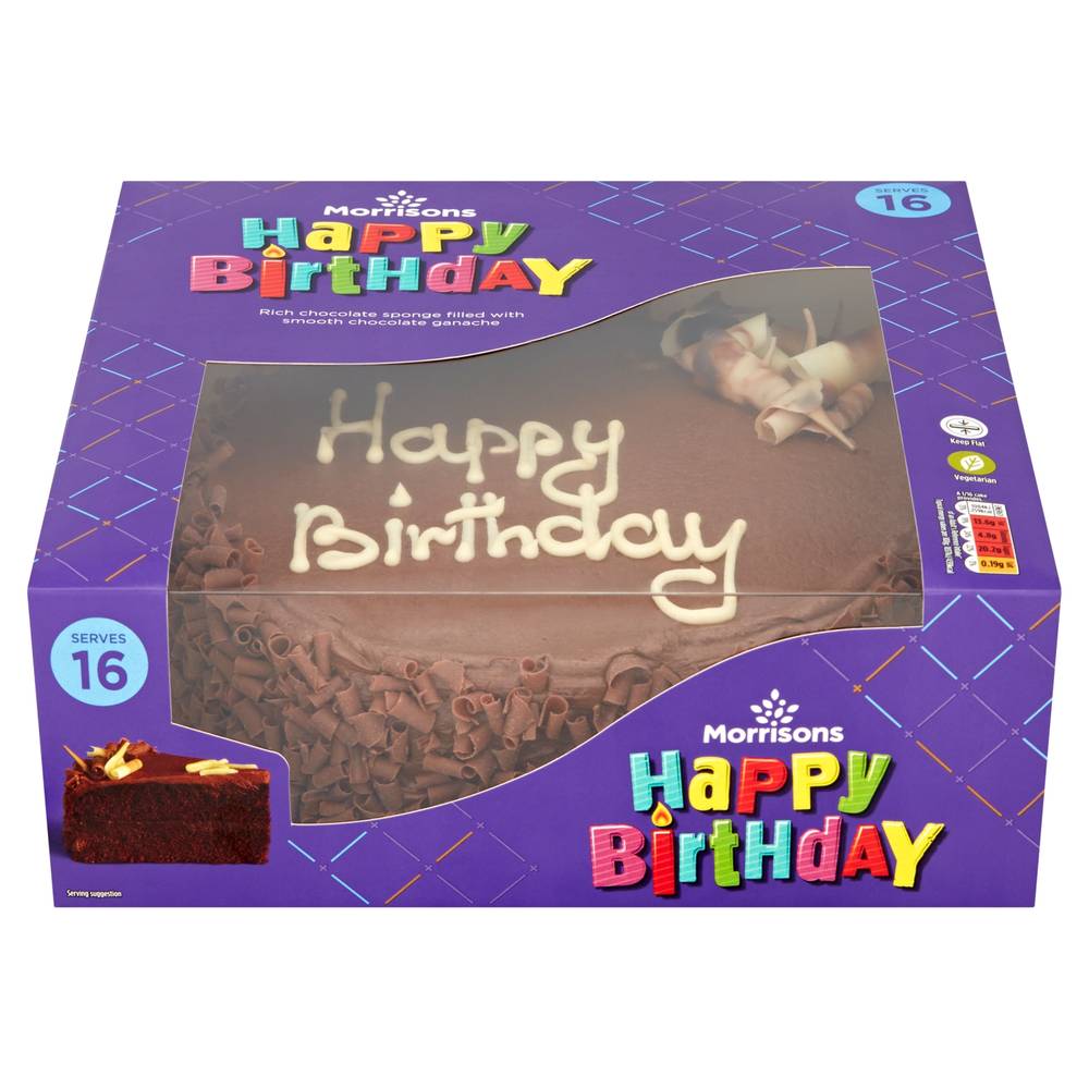 Morrisons Happy Birthday Cake Delivery Near Me | Order Online | Uber Eats