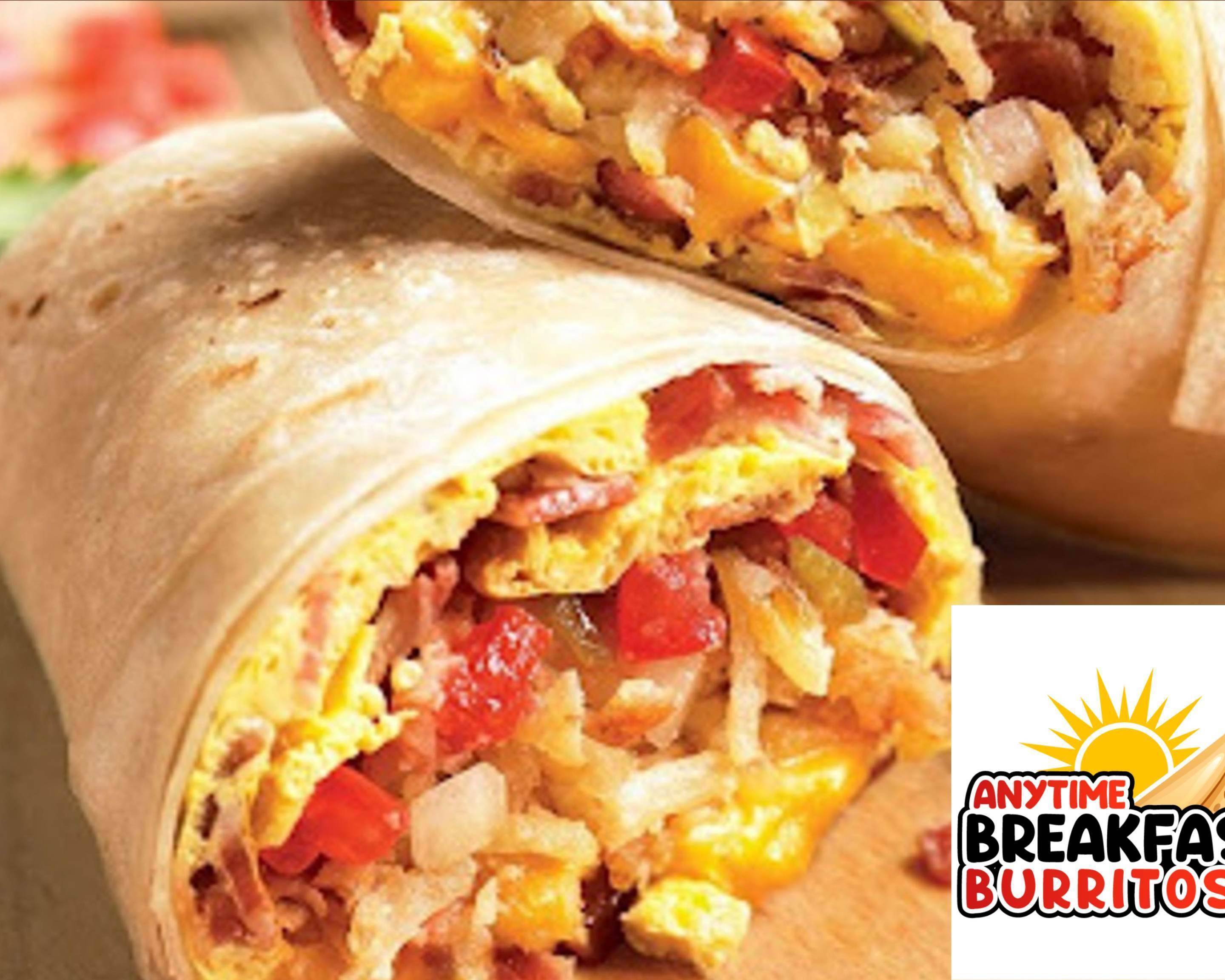 Anytime Breakfast Burritos (95 Water Street) Menu New Haven • Order ...