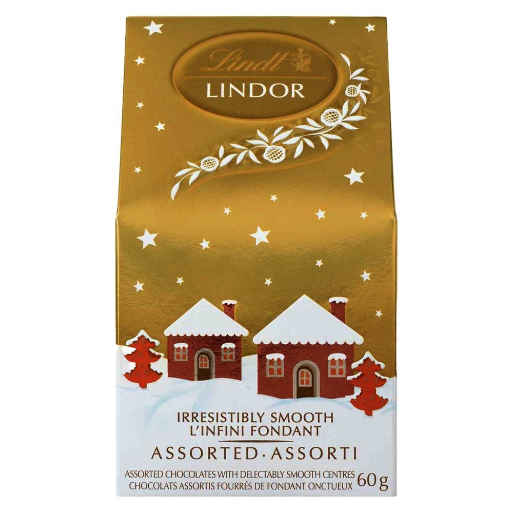 Lindor Christmas House Lindor Assorted Chocolates With Smooth Centres ...