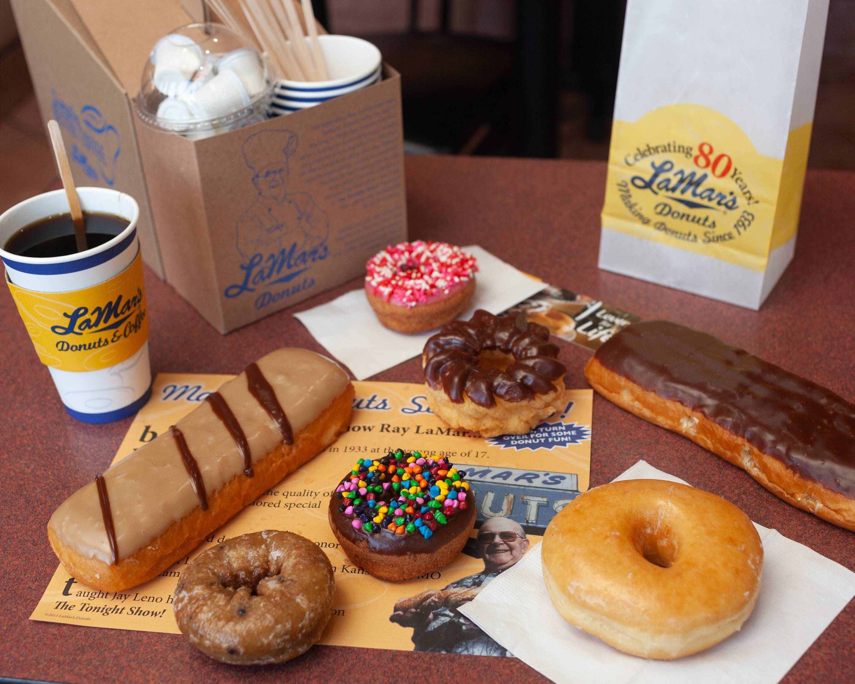 Order (#17-1s) LaMar's Donuts and Coffee Menu Delivery in Lincoln ...