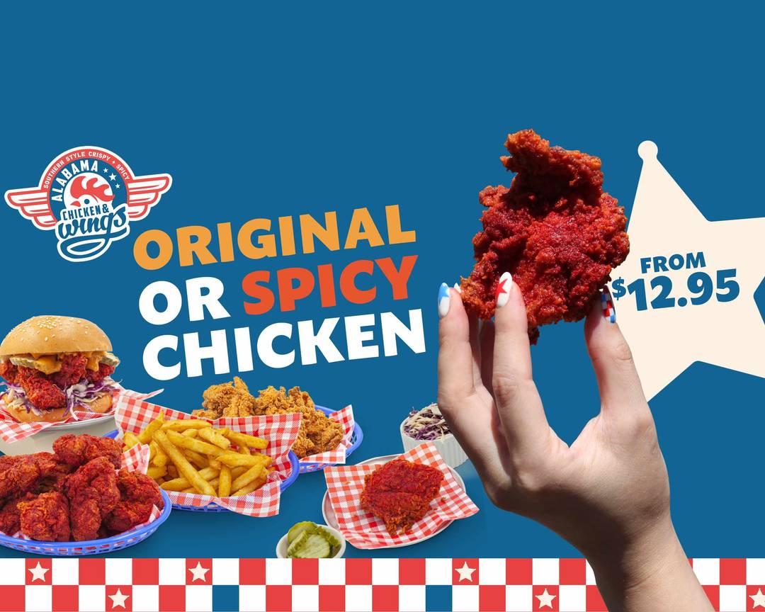 Alabama Chicken & Wings (Bellbird Park) Menu Takeout in Brisbane ...