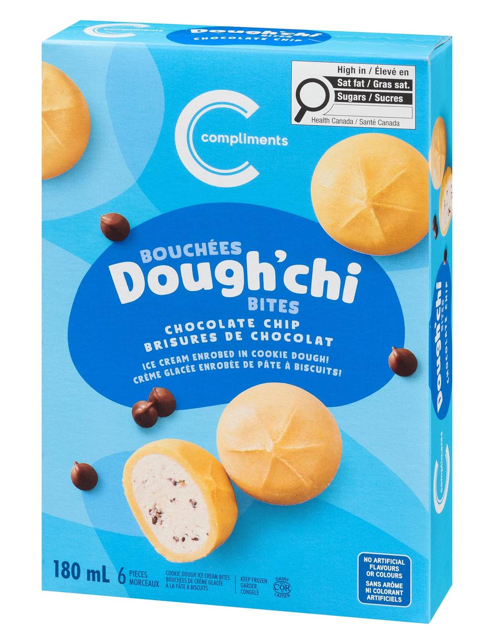 Compliments Dough'chi Ice Cream Bites Delivery | Uber Eats
