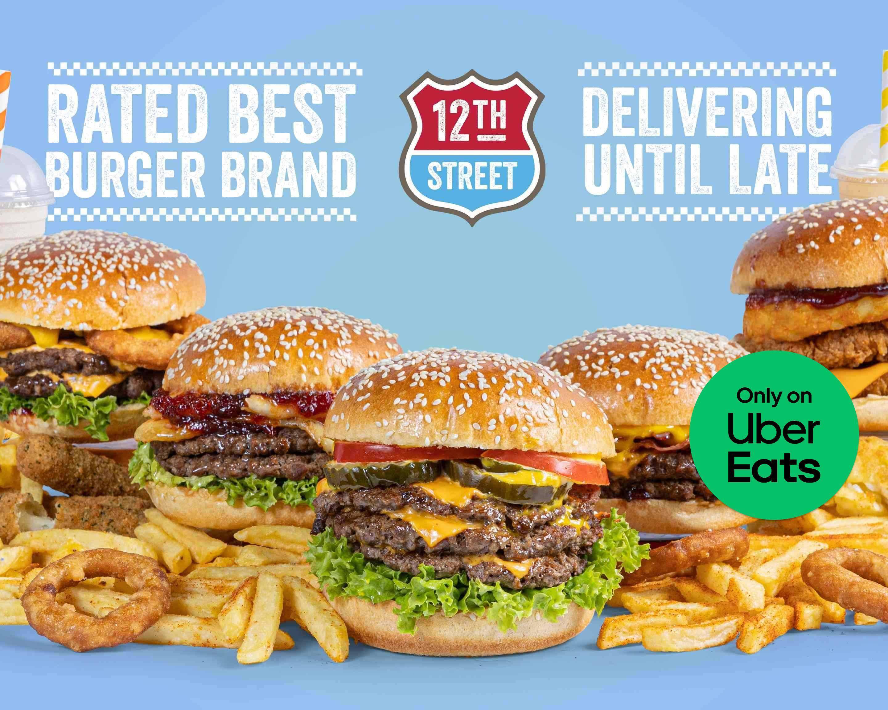 12th Street Burgers & Shakes (Chatham) Menu - Takeaway in London ...