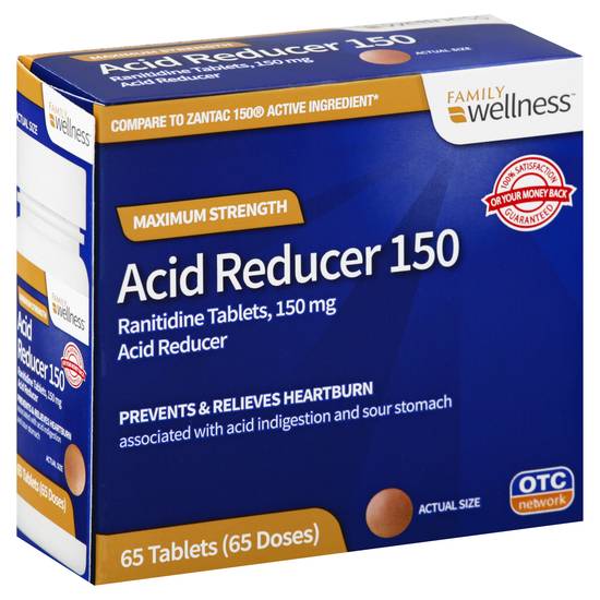 Family Wellness Maximum Strength Acid Reducer Tablets | Delivery Near ...