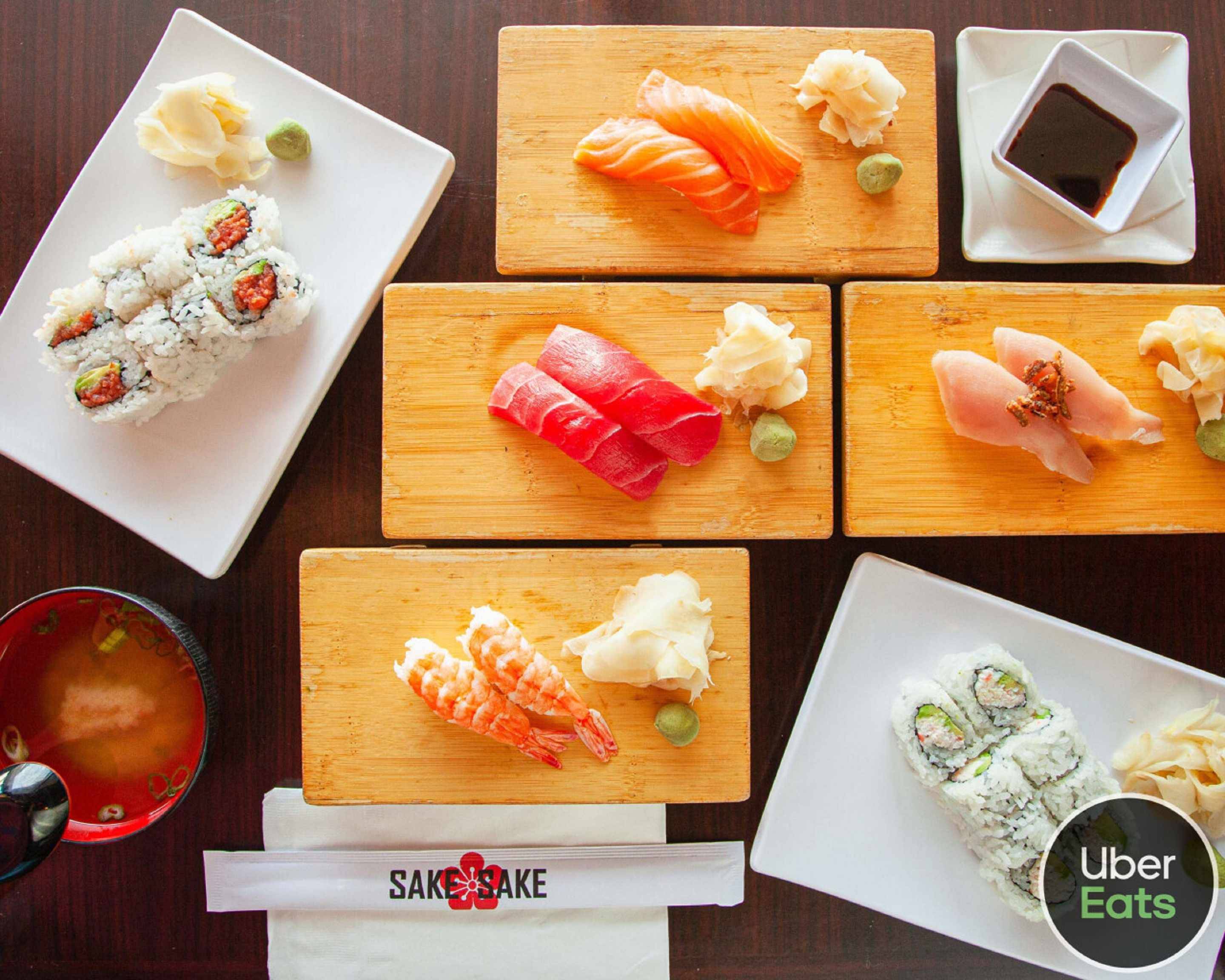 Order Sake Sake Japanese Cuisine Menu Delivery【Menu & Prices】| Los ...