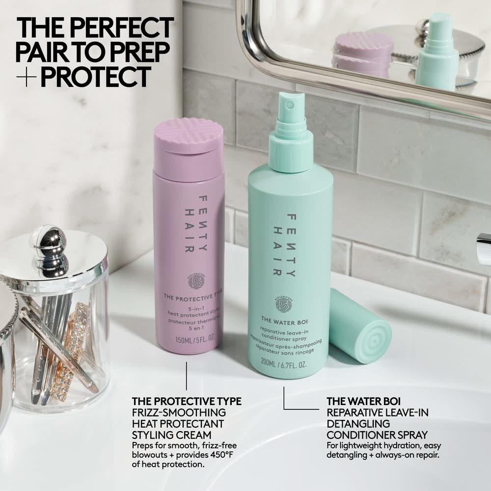 Fenty Beauty Hot & Hydrated Ones Heat Protectant & Leave-In Conditioner ...