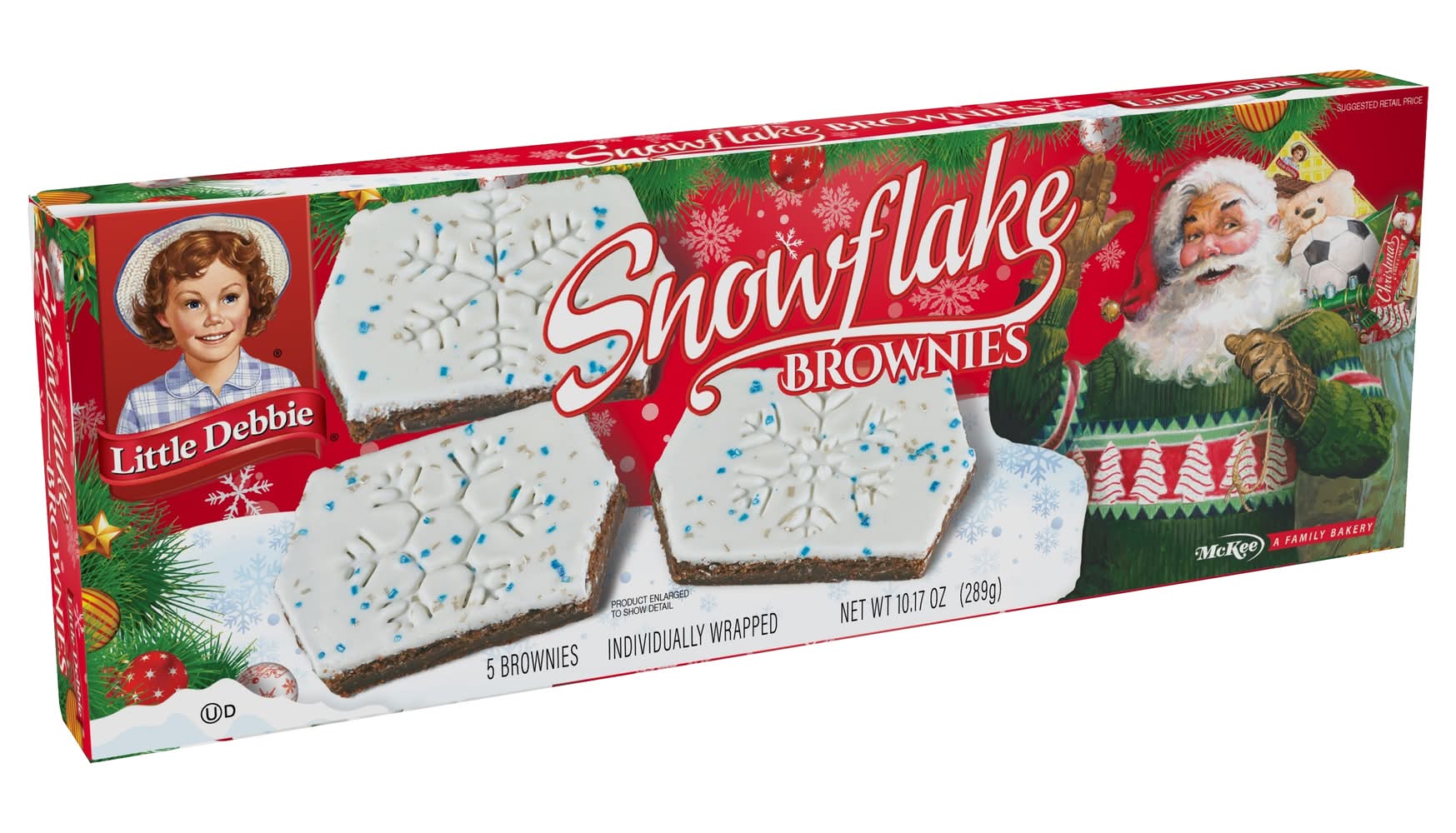 Little Debbie Snowflake Brownies (10.2 oz) | Postmates