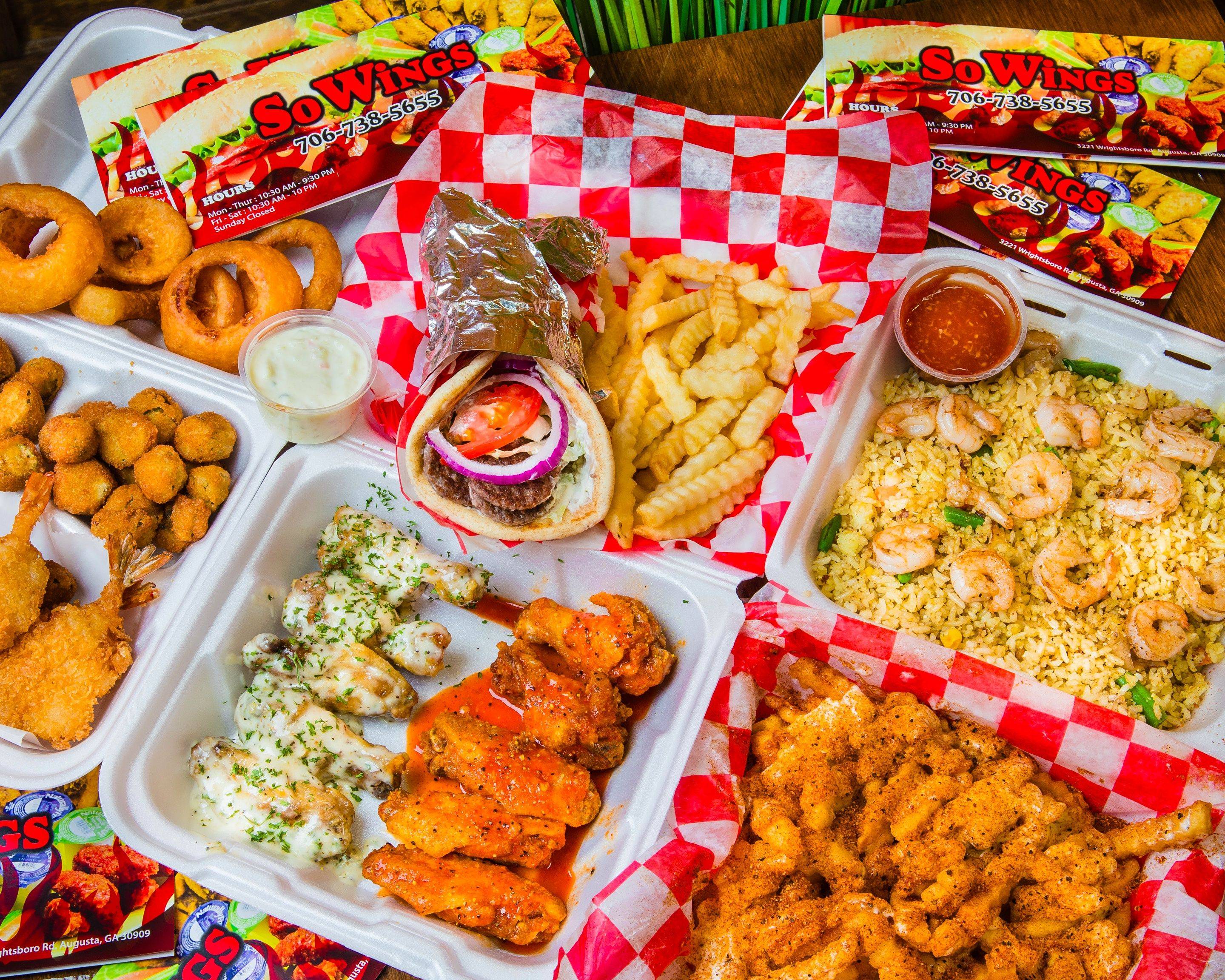 Order So Wings Menu Delivery in Augusta | So Wings Prices | Uber Eats