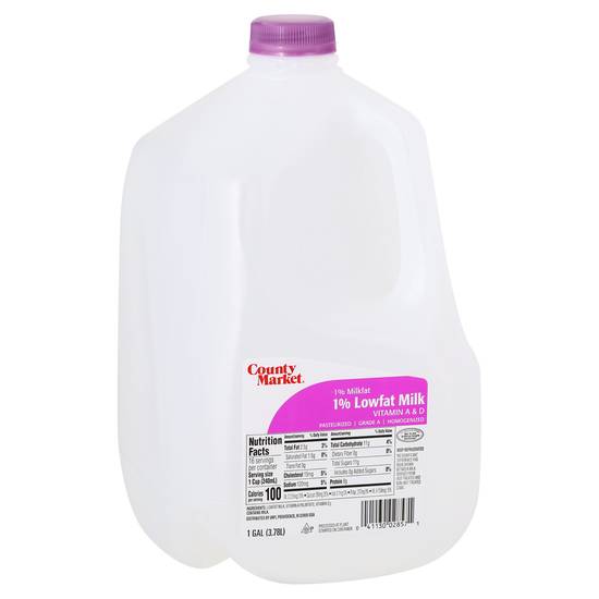County Market Milkfat Low Fat Milk (1 gal) | Delivery Near You | Uber Eats