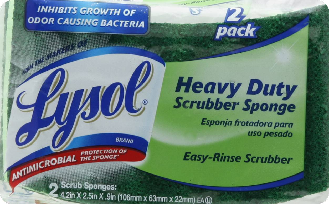 Lysol Heavy Duty Scrubber Sponge Delivery Near Me Order Online Uber Eats