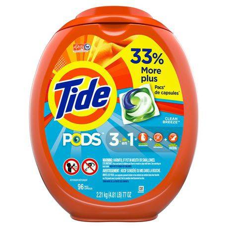 Tide Pods Liquid Laundry Detergent Pacs Clean Breeze Delivery Near Me ...