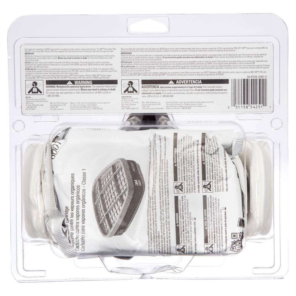 3M Paint Protect Respirator 6211 Delivery Near Me | Order Online | Uber ...