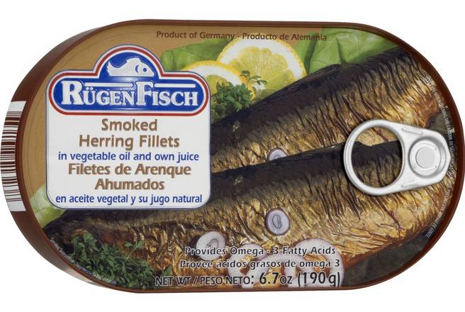 Rugen Fisch Smoked Herring Fillets | Delivery Near You | Uber Eats