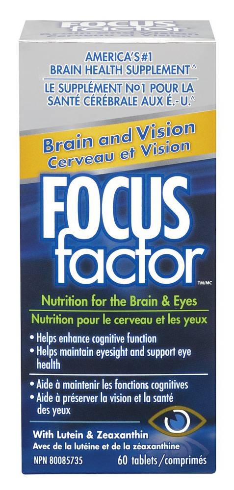 Focus Factor Brain & Vision Tablets Delivery Near Me | Order Online ...