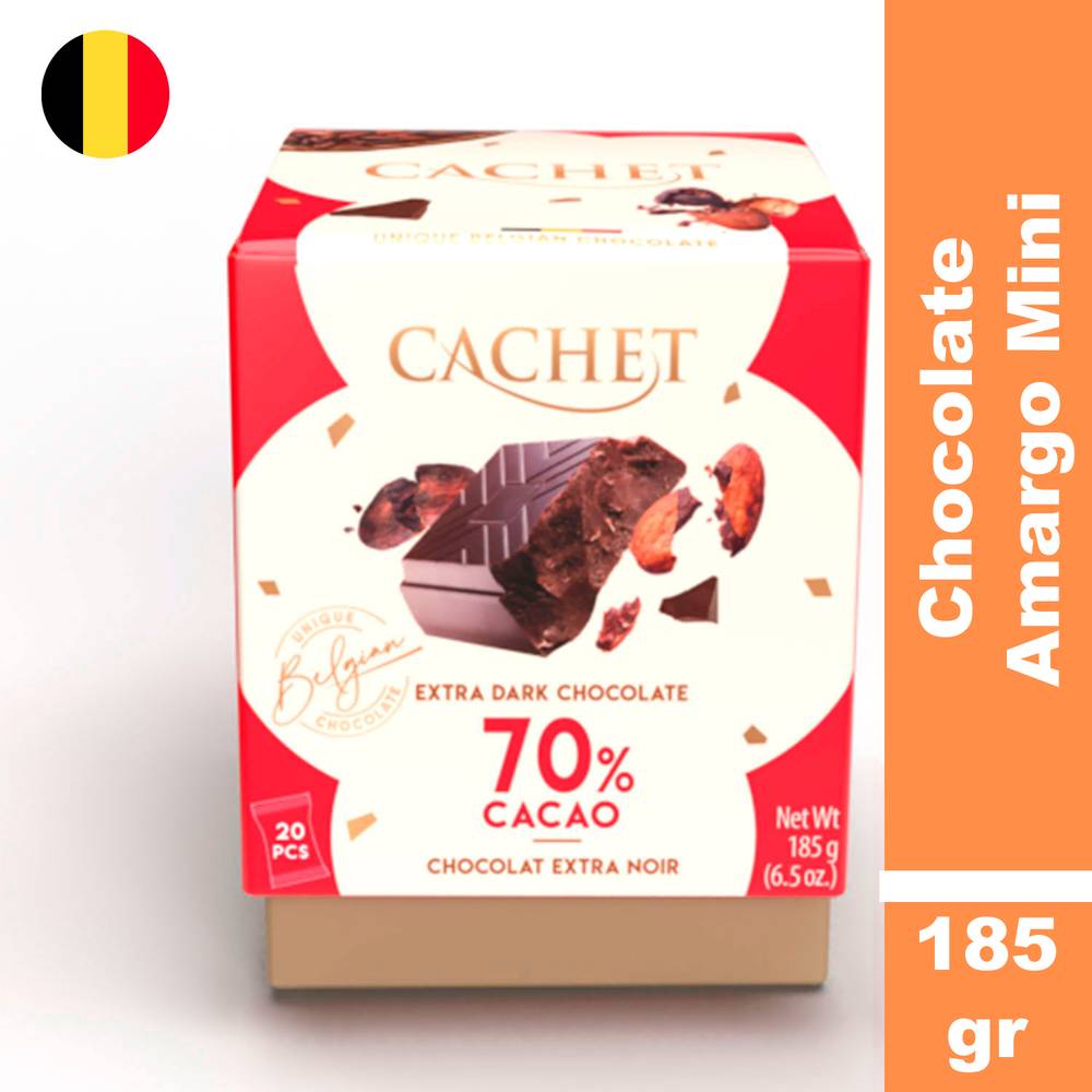 Delivery de Cachet Extra dark 70% cacao chocolates belga a Domicilio ...