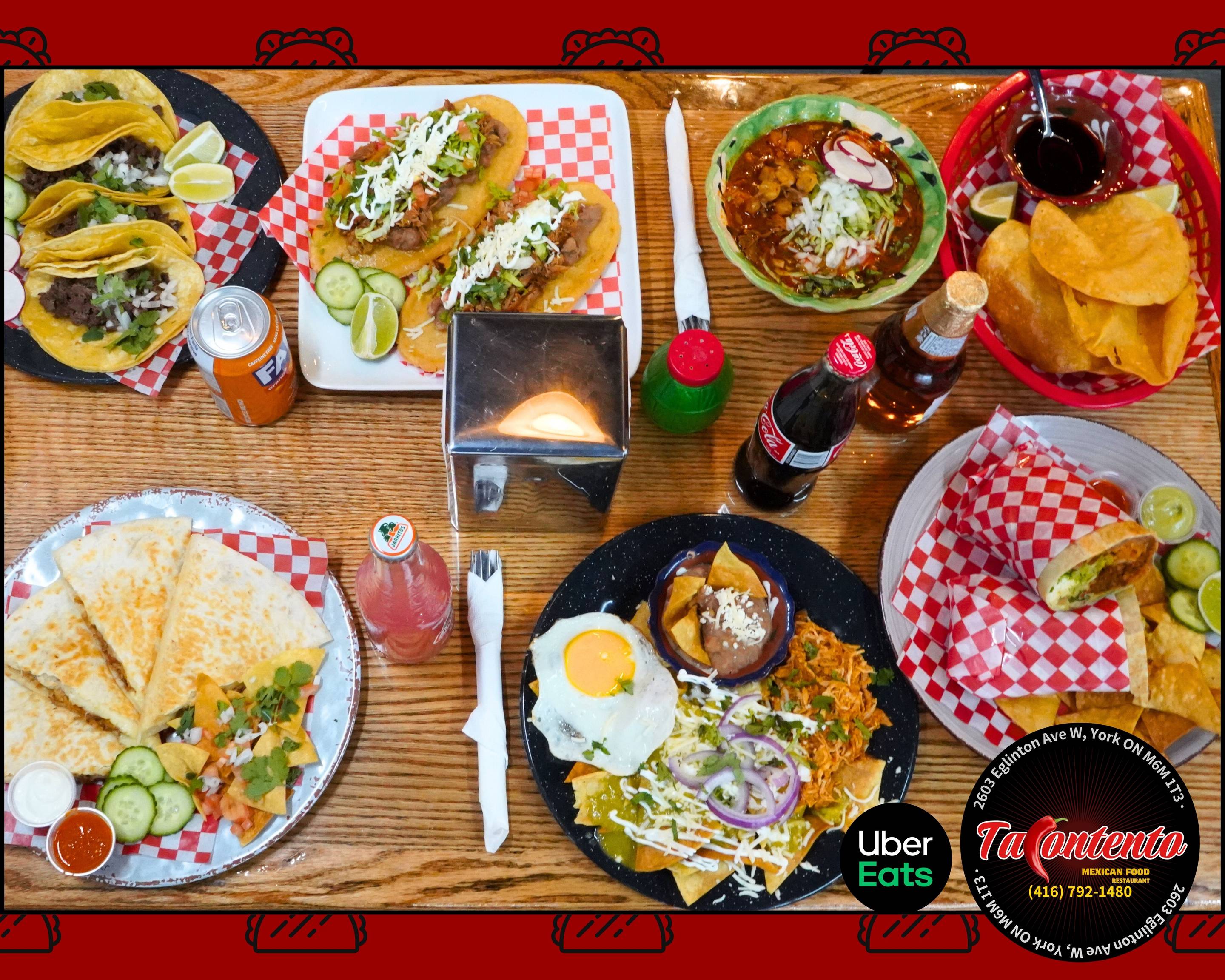 Order TACONTENTO MEXICAN FOOD (Eglinton Av) - Menu & Prices - Toronto ...