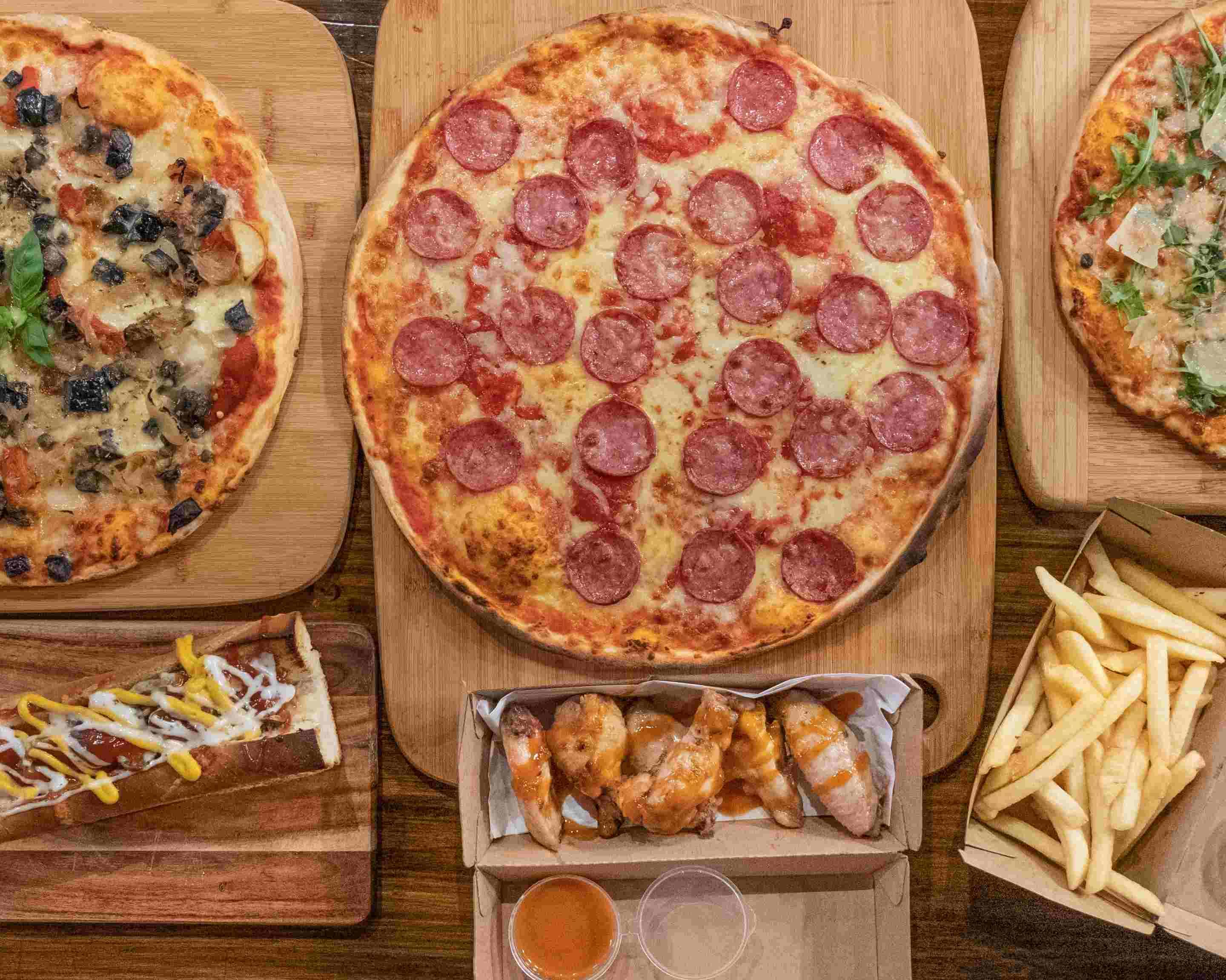 Countryman Pizzeria with Double Dogs Restaurant Menu - Takeout in ...