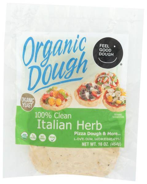 Feel Good Dough Italian Herb Organic Dough (16 oz) | Delivery Near You ...