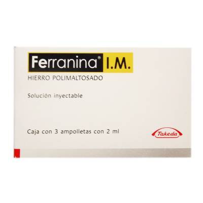 Takeda ferranina i.m. solución inyectable (3 piezas) | Delivery Near ...