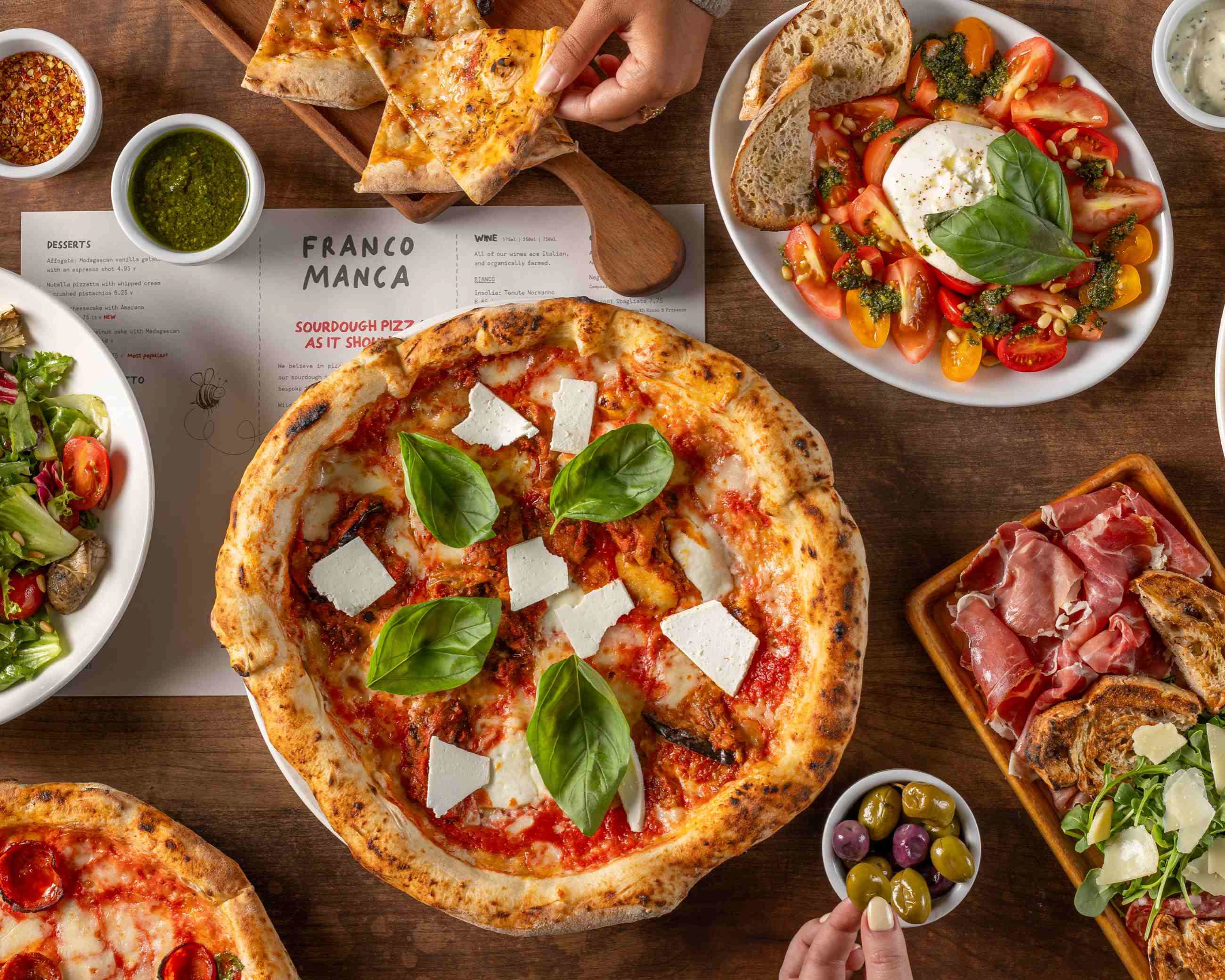 Franco Manca Sourdough Pizza (Ealing) Menu & Prices - London Delivery ...