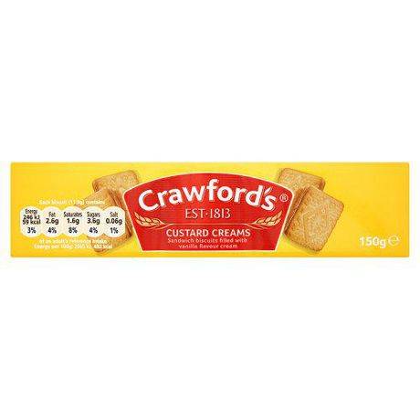 Crawfords Crawford's Custard Cream Biscuits (150g) | Delivery Near You ...