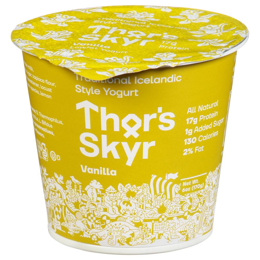 Thor's Skyr Traditional Icelandic Style Vanilla Yogurt - Delivery in ...