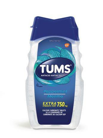 Tums tums extra strength 750mg antacid for heartburn relief - extra ...