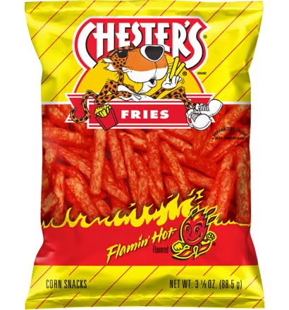 Chester's Flamin' Hot Fries 3.125 oz Bag | Postmates