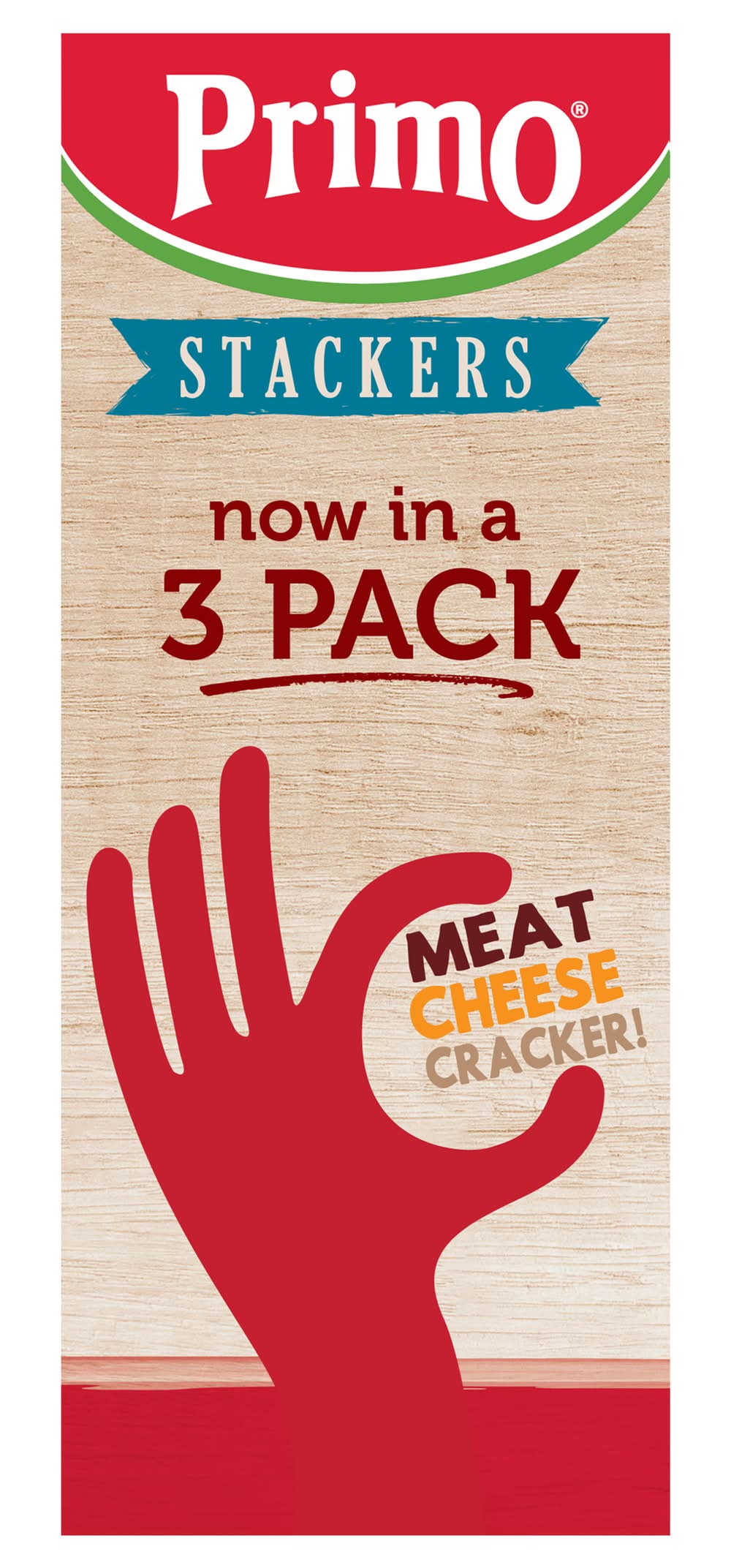 Primo Stackers Leg Ham Cheddar Cheese & Crackers Delivery Near Me ...