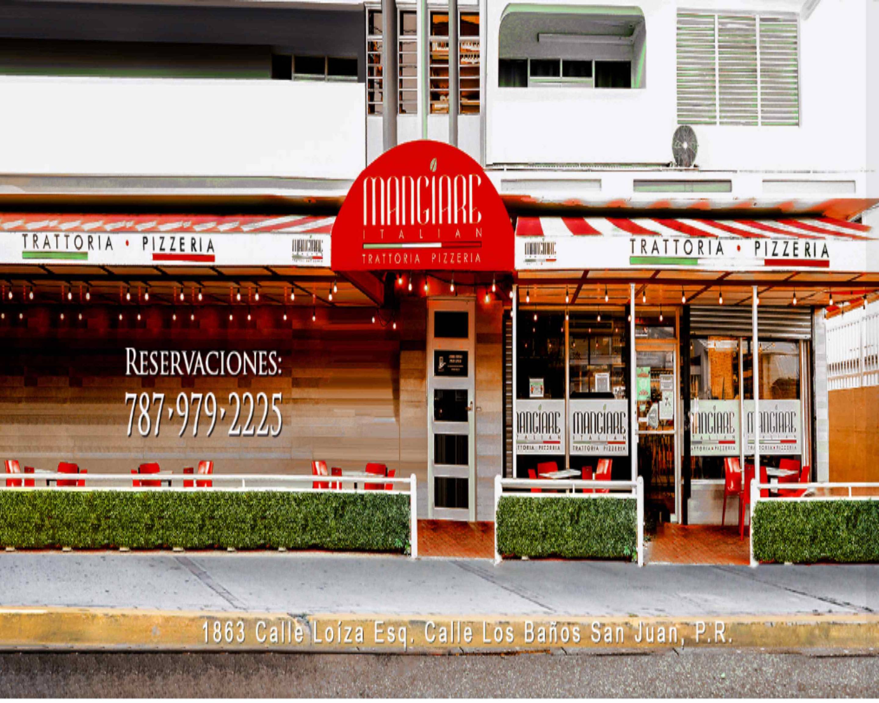 Mangiare (San Juan) Menu San Juan, PR • Order Mangiare (San Juan ...