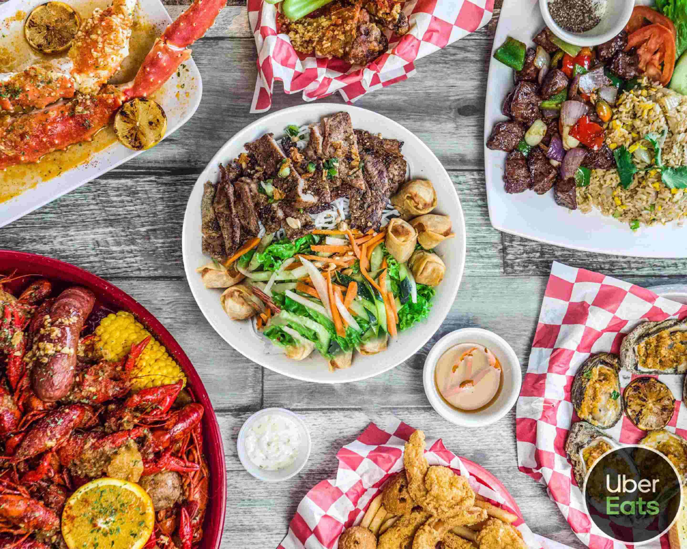 Order Cajju Seafood & Grill Menu Delivery in Houston | Menu & Prices ...